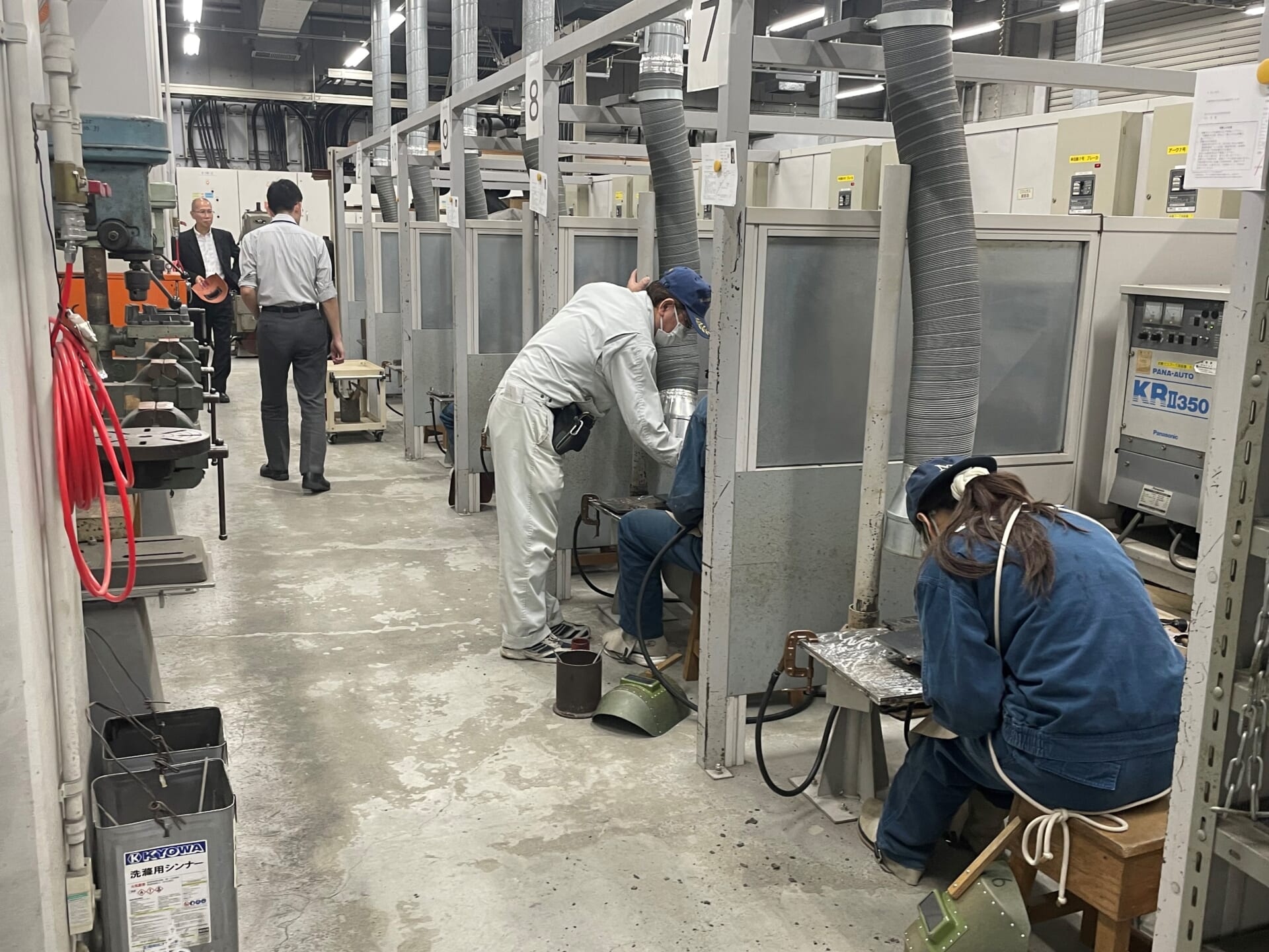 JIS溶接評価試験 実施 – 神戸市立科学技術高等学校